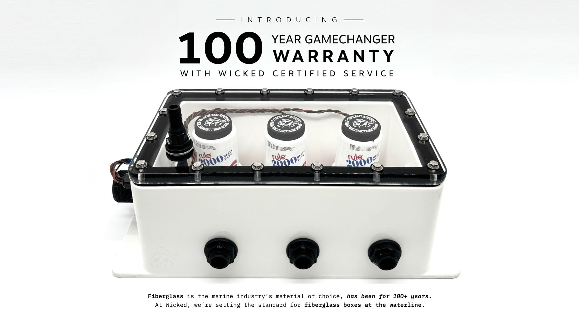 Wicked Launches Industry-First 100-Year Warranty for Fiberglass Pump Boxes